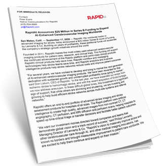 Neuroimaging Stroke Software Platform Powered by AI | RapidAI